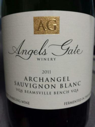 2011 Angels Gate Winery Sauvignon Blanc Archangel, Canada, Ontario ...