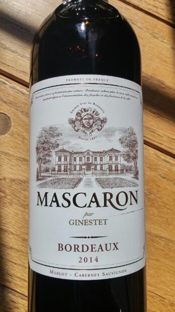 2014 Ginestet Bordeaux Mascaron par Ginestet, France, Bordeaux ...