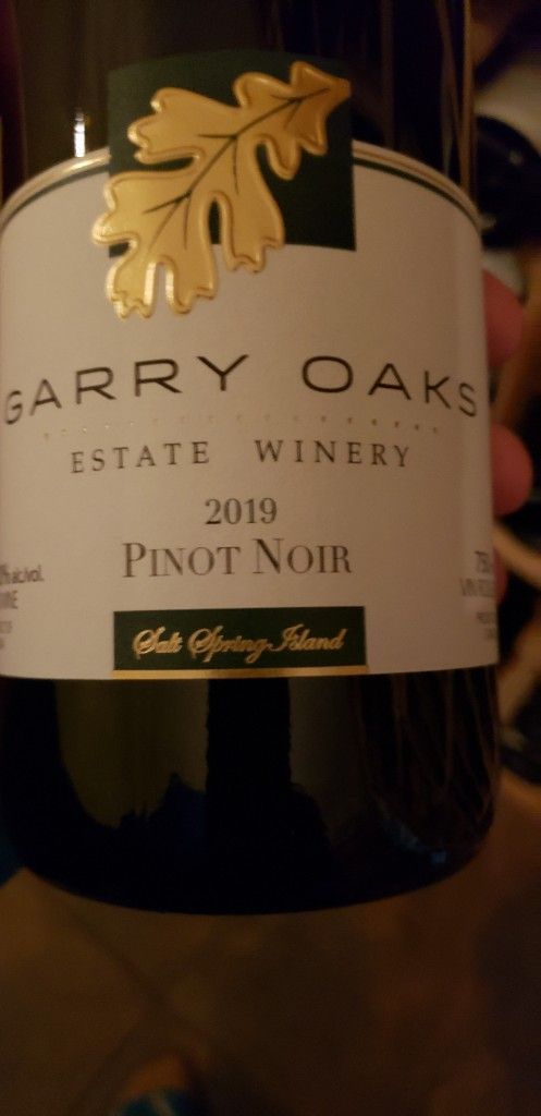 2018 Garry Oaks Vineyards Pinot Noir Estate, Canada, British Columbia ...