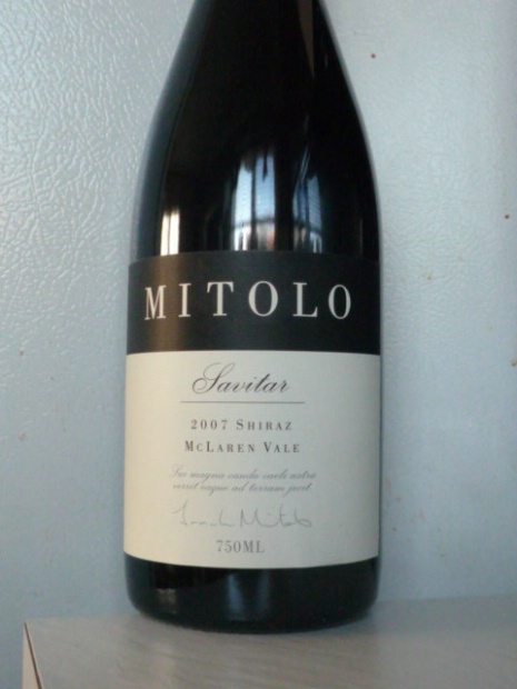 2007 Mitolo Shiraz Savitar, Australia, South Australia, Fleurieu ...