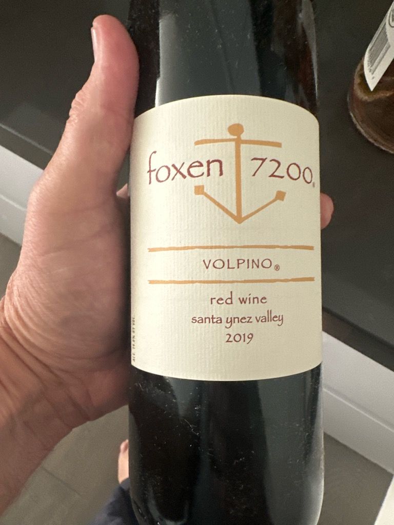 2019 Foxen 7200 Volpino, USA, California, Central Coast, Santa Ynez ...