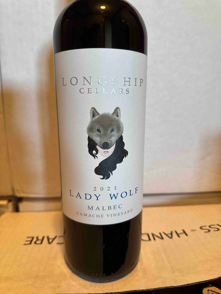 2022 Longship Cellars Malbec Lady Wolf, USA, Washington, Columbia ...