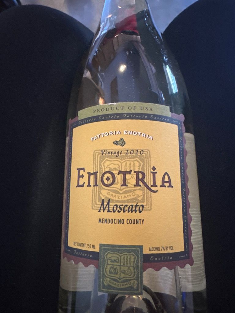 2020 Enotria Moscato, USA, California, North Coast, Mendocino ...