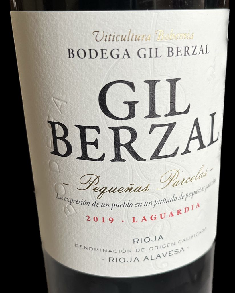 2019 Bodegas Gil Berzal Rioja Pequenas Parcelas Laguarda, Spain, La ...