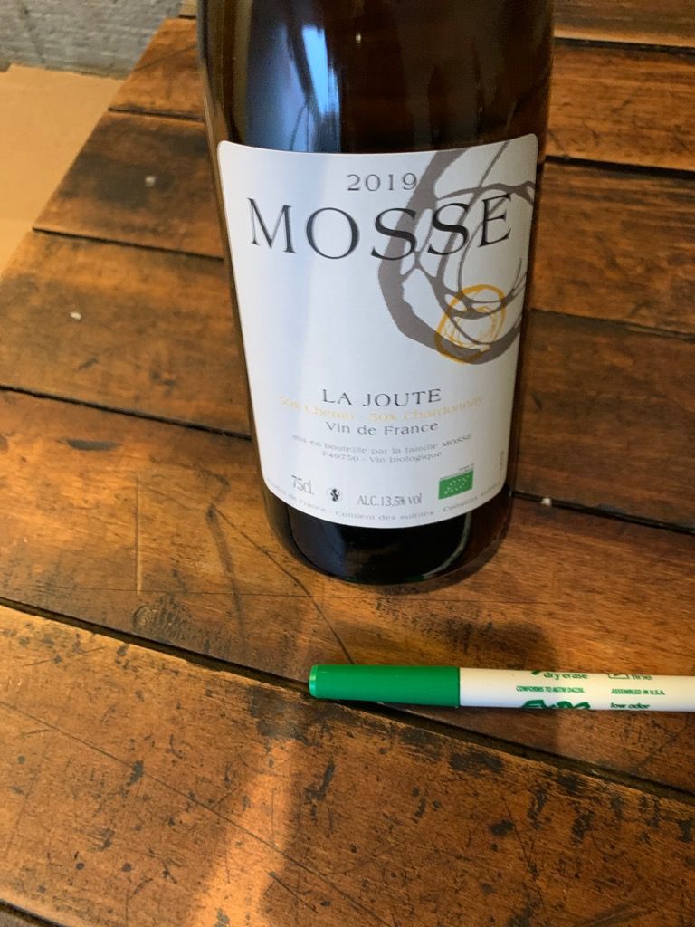 2019 Agnès et René Mosse La Joute, France, Loire Valley, Vin de France ...