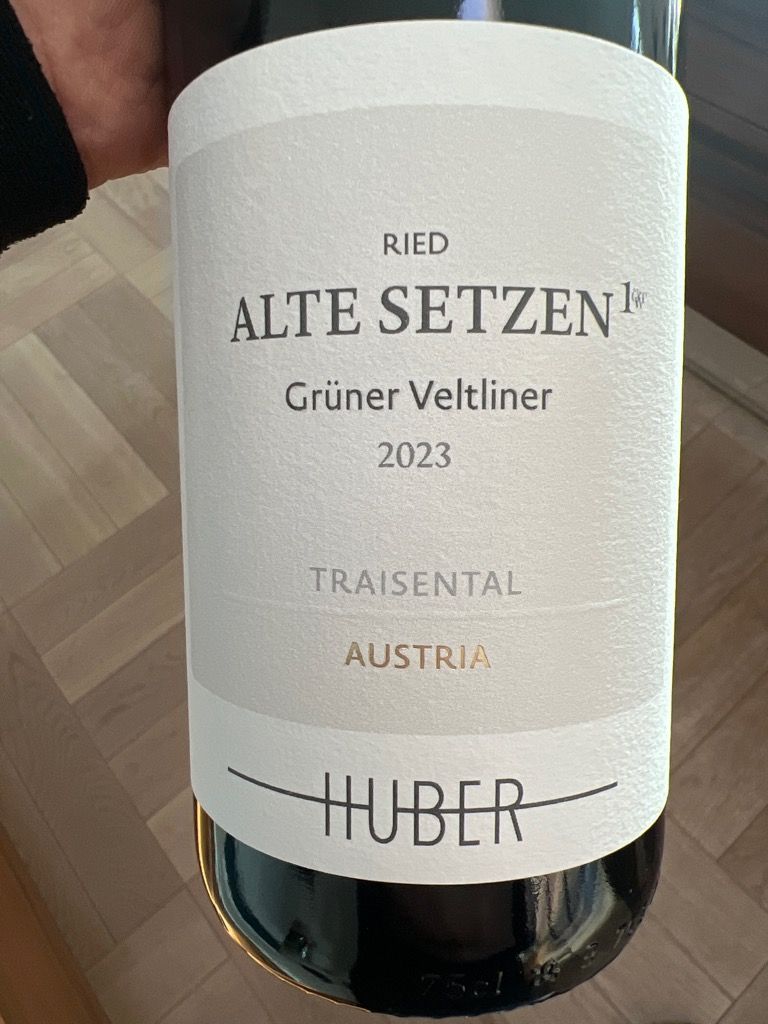 2023 Weingut Markus Huber Grüner Veltliner Erste Lage Alte Setzen Ried ...