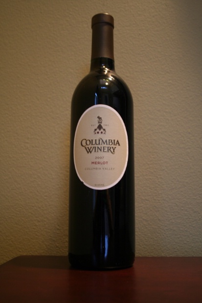 2007 Columbia Winery Merlot, USA, Washington, Columbia Valley ...