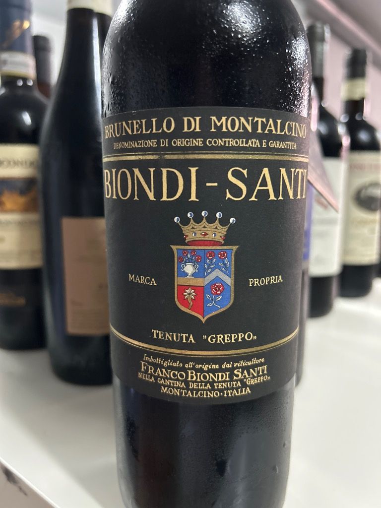 1995 Tenuta Greppo (Biondi-Santi) Brunello di Montalcino Riserva, Italy ...