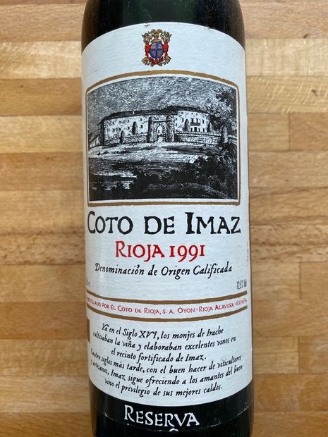 1991 Bodegas El Coto Rioja Crianza, Spain, La Rioja, Rioja - CellarTracker