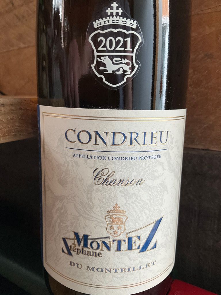 2021 Stéphane Montez / Domaine de Monteillet Condrieu Chanson, France ...