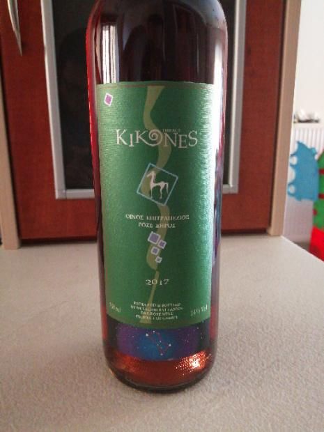 2017 Kikones Rosé, Greece, Thrace, Ismaros - CellarTracker