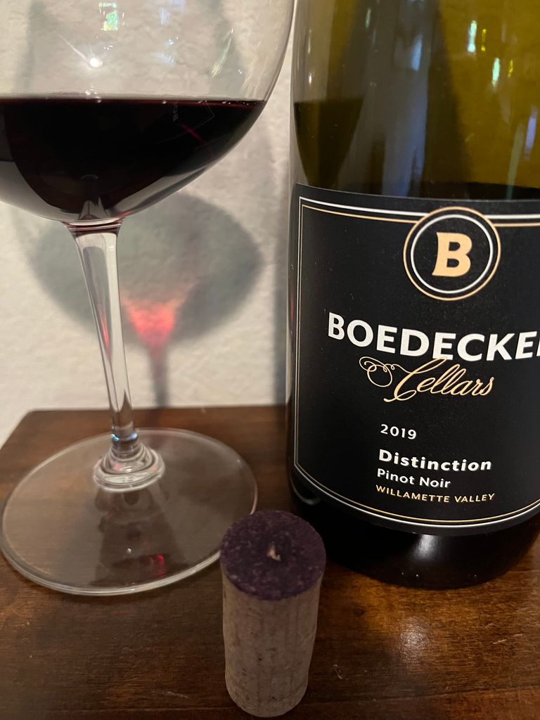 2019 Boedecker Cellars Pinot Noir Distinction, USA, Oregon, Willamette ...