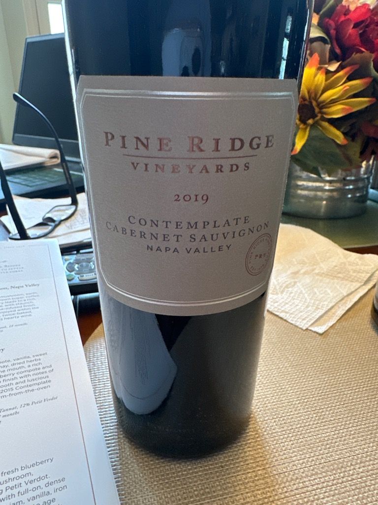 2019 Pine Ridge Vineyards Cabernet Franc Contemplate, USA, California ...