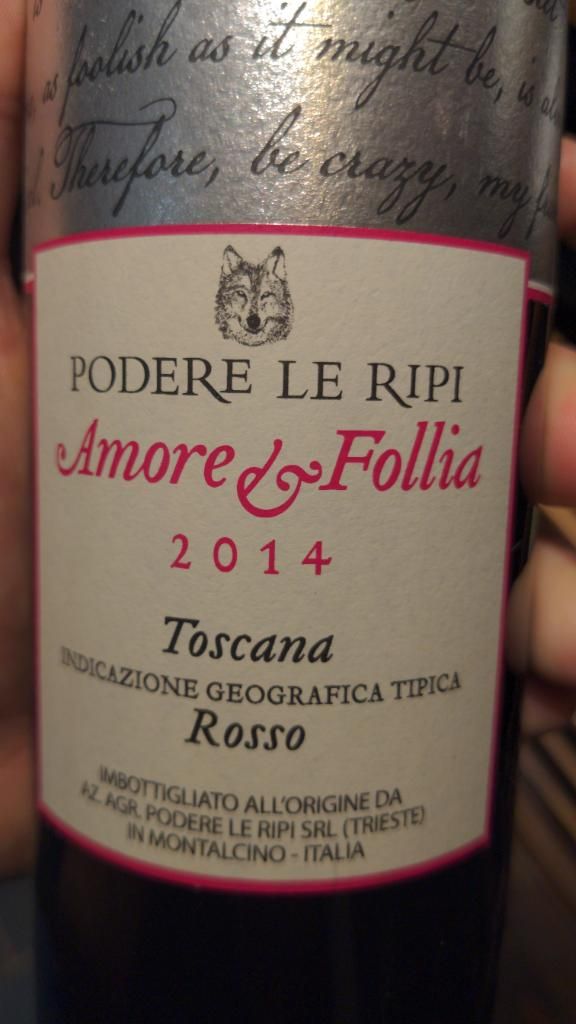 2014 Podere Le Ripi Rosso di Montalcino Sogni e Follia, Italy, Tuscany ...