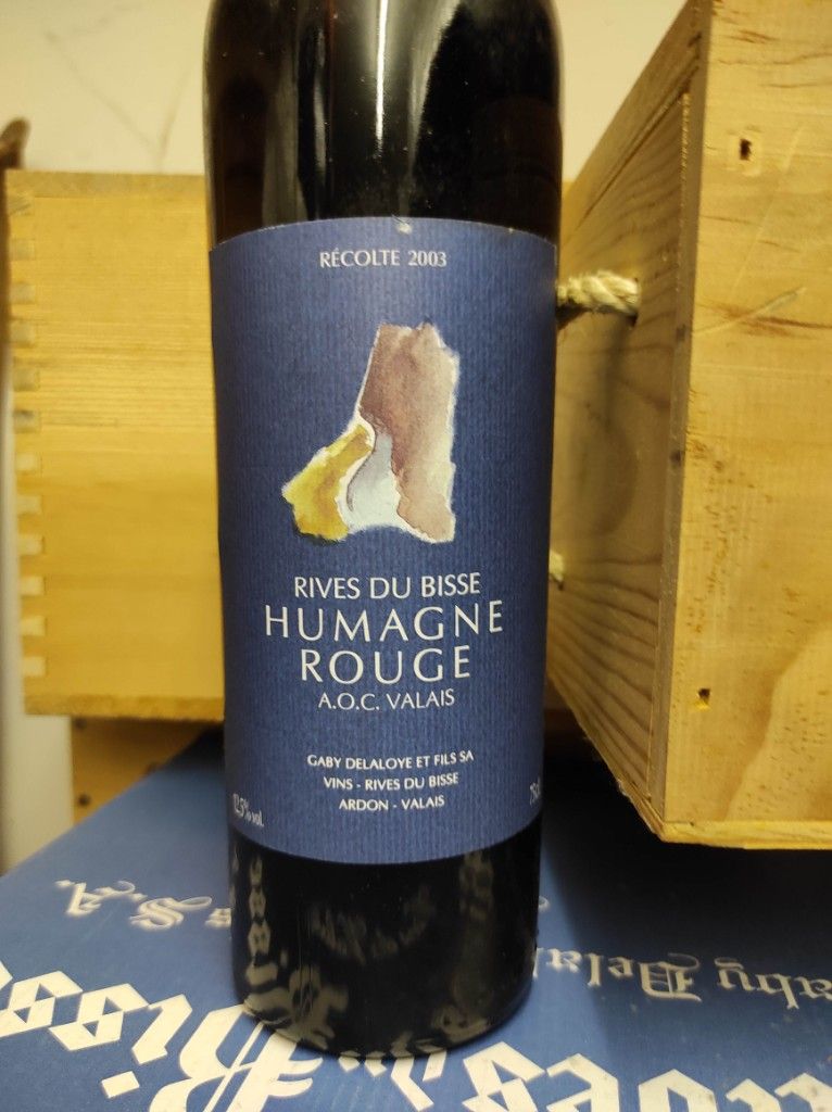 2016 Cave Rives du Bisse (Gaby Delaloye) Humagne Rouge Valais ...