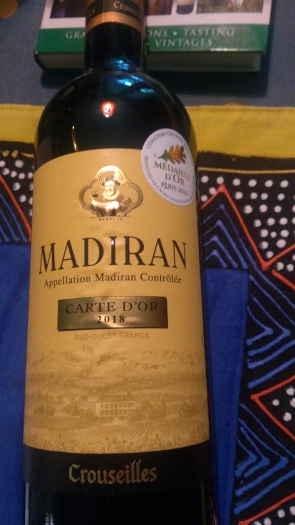 2018 Cave de Crouseilles Madiran Carte d'Or, France, Southwest France ...
