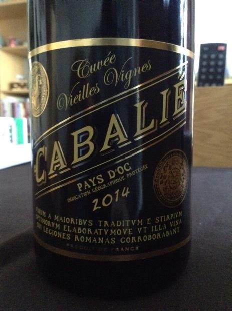 2013 Cabalie Vin de Pays d'Oc Cuvée Vieilles Vignes - CellarTracker