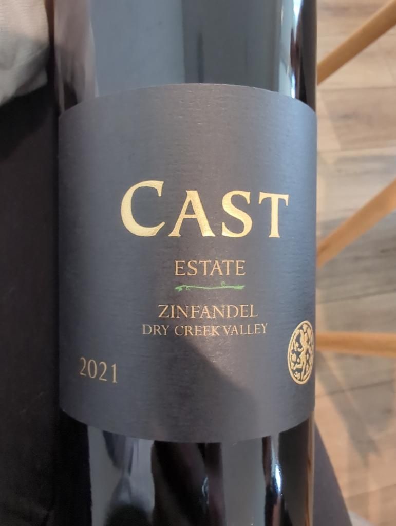 2021 Cast Wines Zinfandel Estate, USA, California, Sonoma County, Dry ...