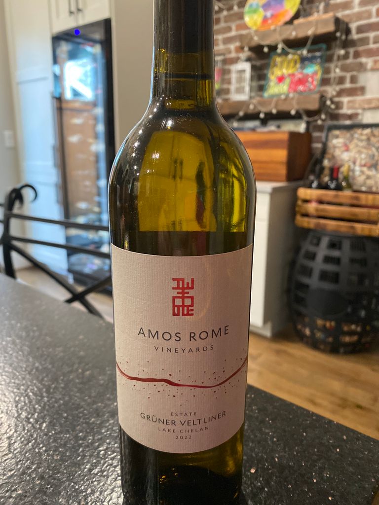 2022 Amos Rome Vineyards Grüner Veltliner Estate, USA, Washington ...