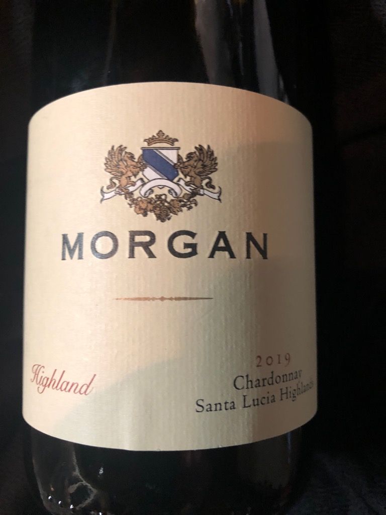 2019 Morgan Chardonnay Highland Santa Lucia Highlands, USA, California ...