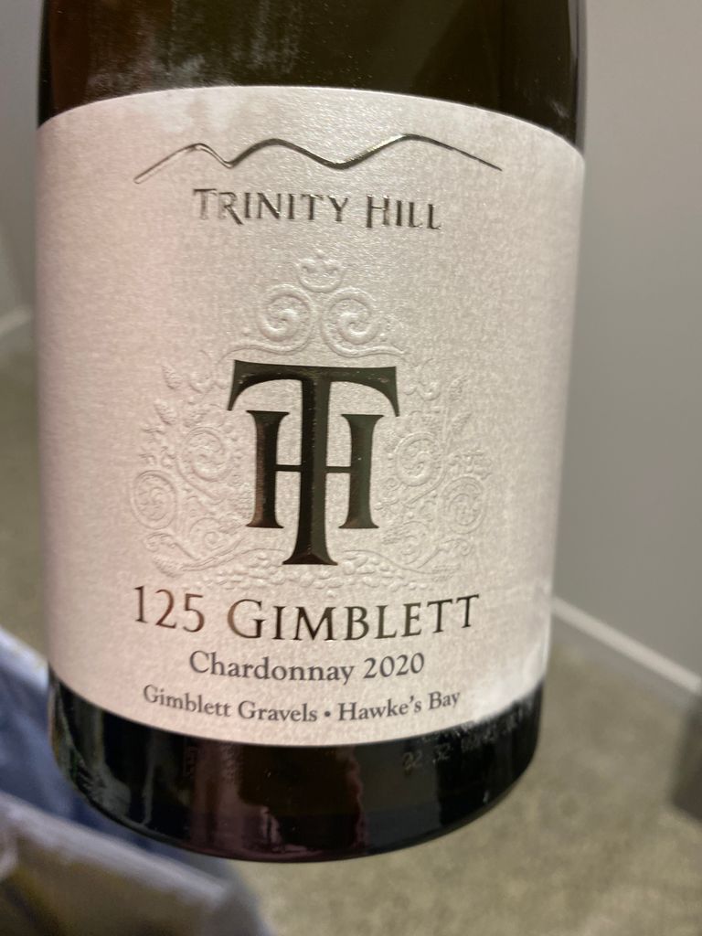 2021 Trinity Hill Chardonnay 125 Gimblett Gimblett Gravels, New Zealand ...