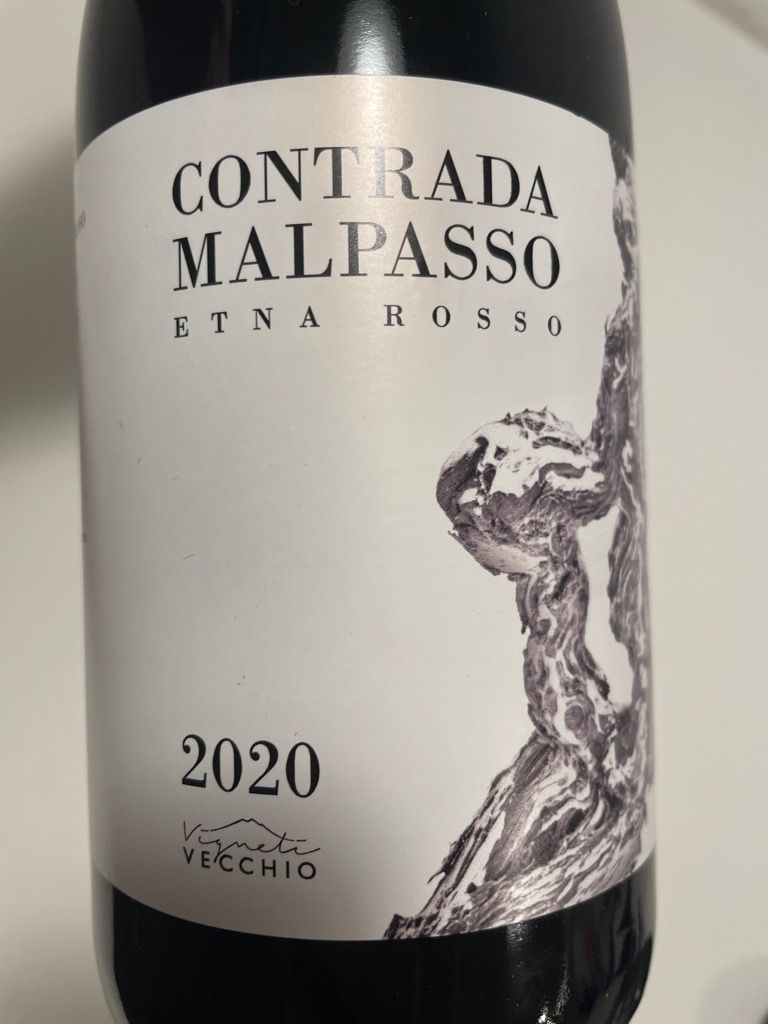 2021 Vigneti Vecchio Etna Sciare Vive Contrada Malpasso, Italy, Sicily ...