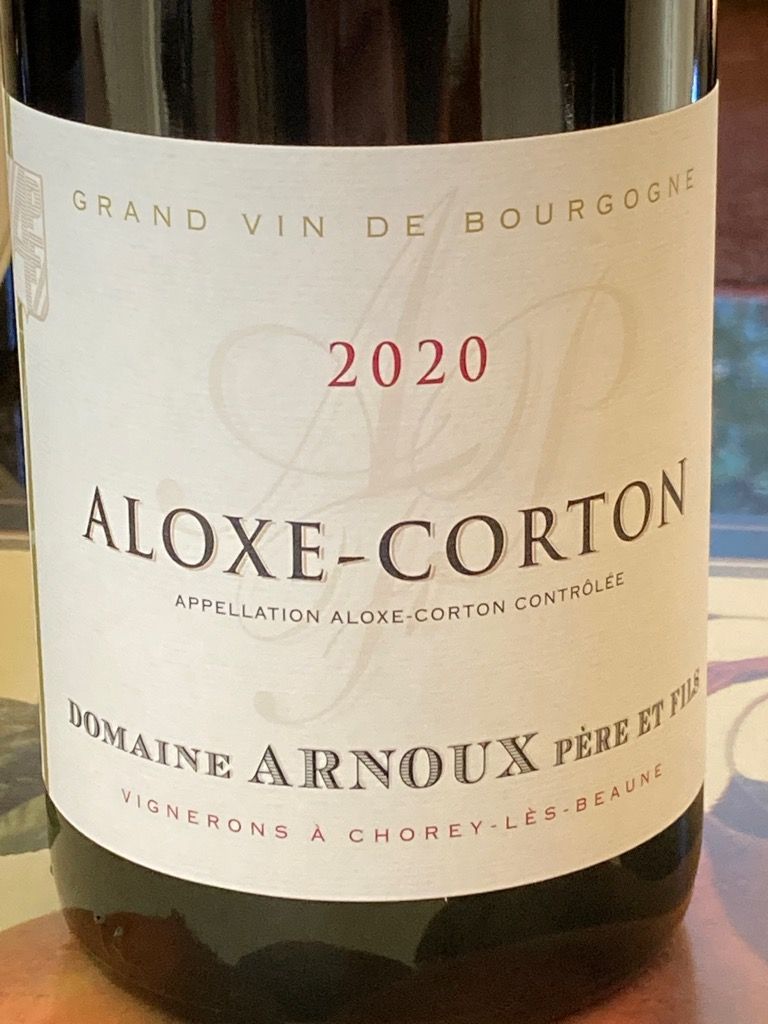 2020 Domaine Arnoux Pére et Fils Aloxe-Corton, France, Burgundy, Côte ...