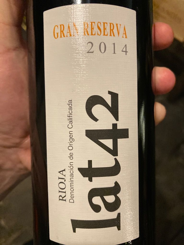 2014 La Rioja Alta Rioja lat 42 Gran Reserva, Spain, La Rioja, La Rioja ...