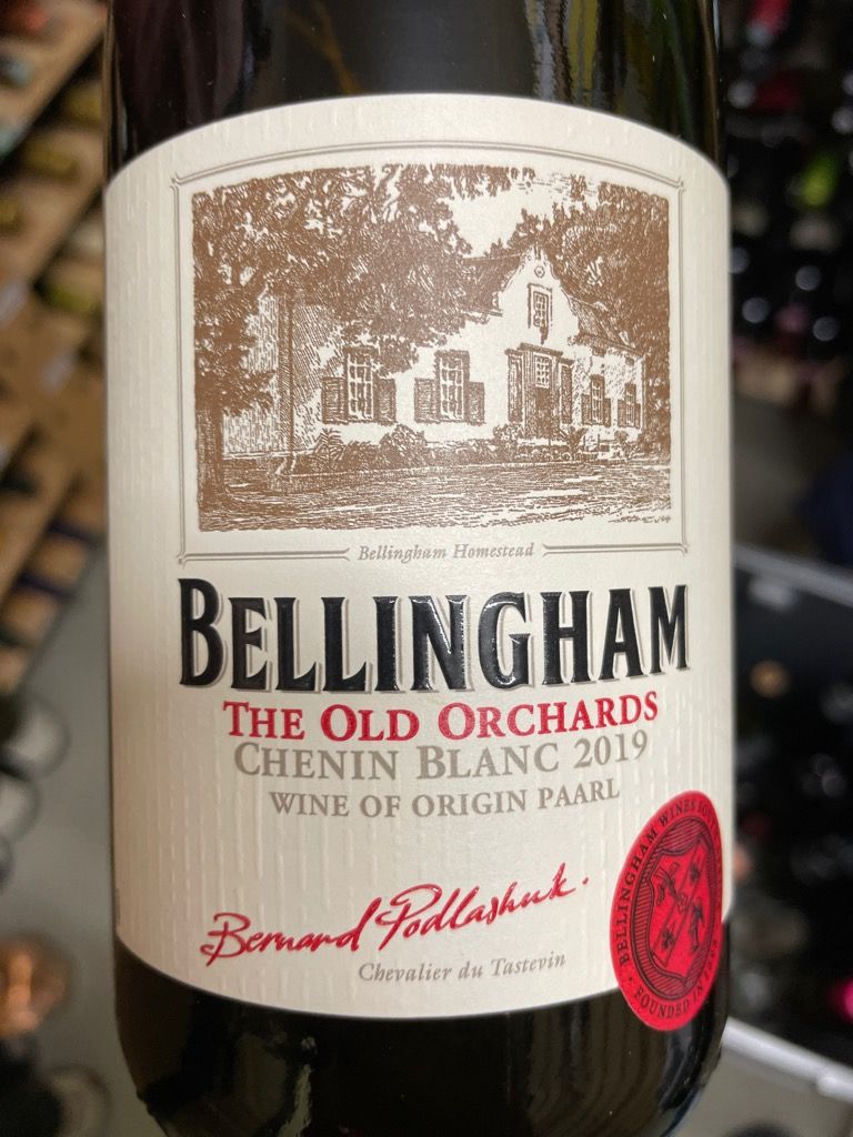 2020 Bellingham Chenin Blanc The Old Orchards, South Africa, Coastal ...