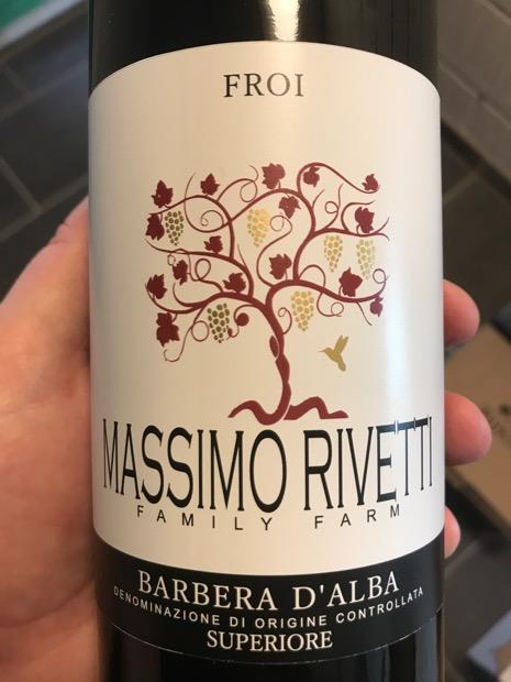 2015 Massimo Rivetti Barbera d'Alba Superiore Froi, Italy, Piedmont ...