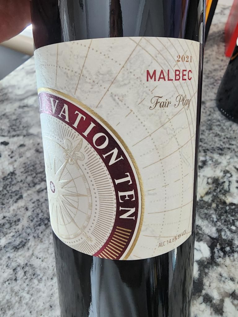 2021 Elevation Ten Malbec Fair Play, USA, California, Sierra Foothills, Fair Play - CellarTracker