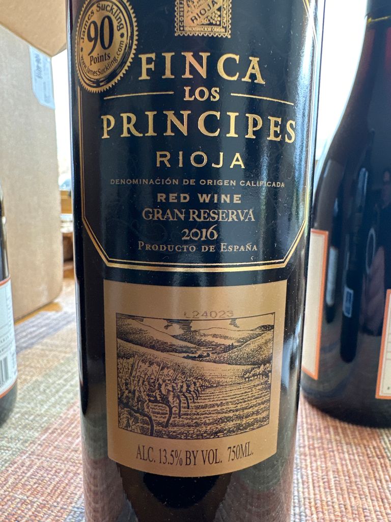 2016 Finca Los Principes Rioja, Spain, La Rioja, Rioja - CellarTracker