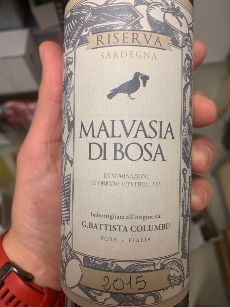 2017 Columbu Malvasia di Bosa Riserva, Italy, Sardinia, Malvasia di ...