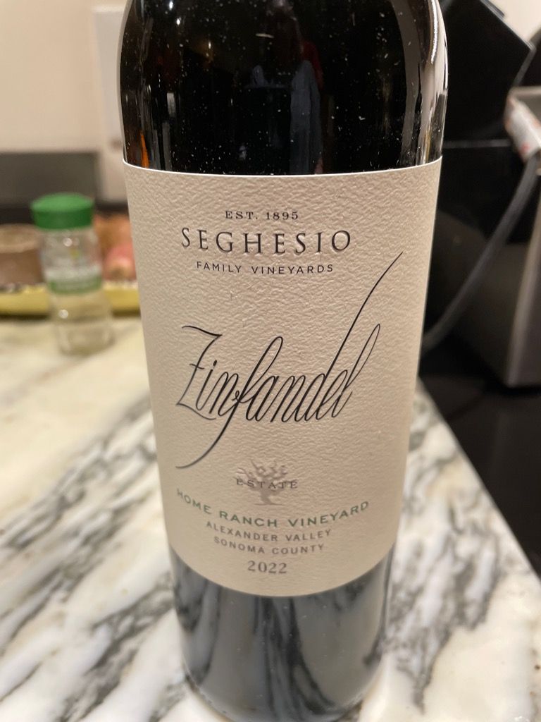 2022 Seghesio Family Vineyards Zinfandel Home Ranch, USA, California ...