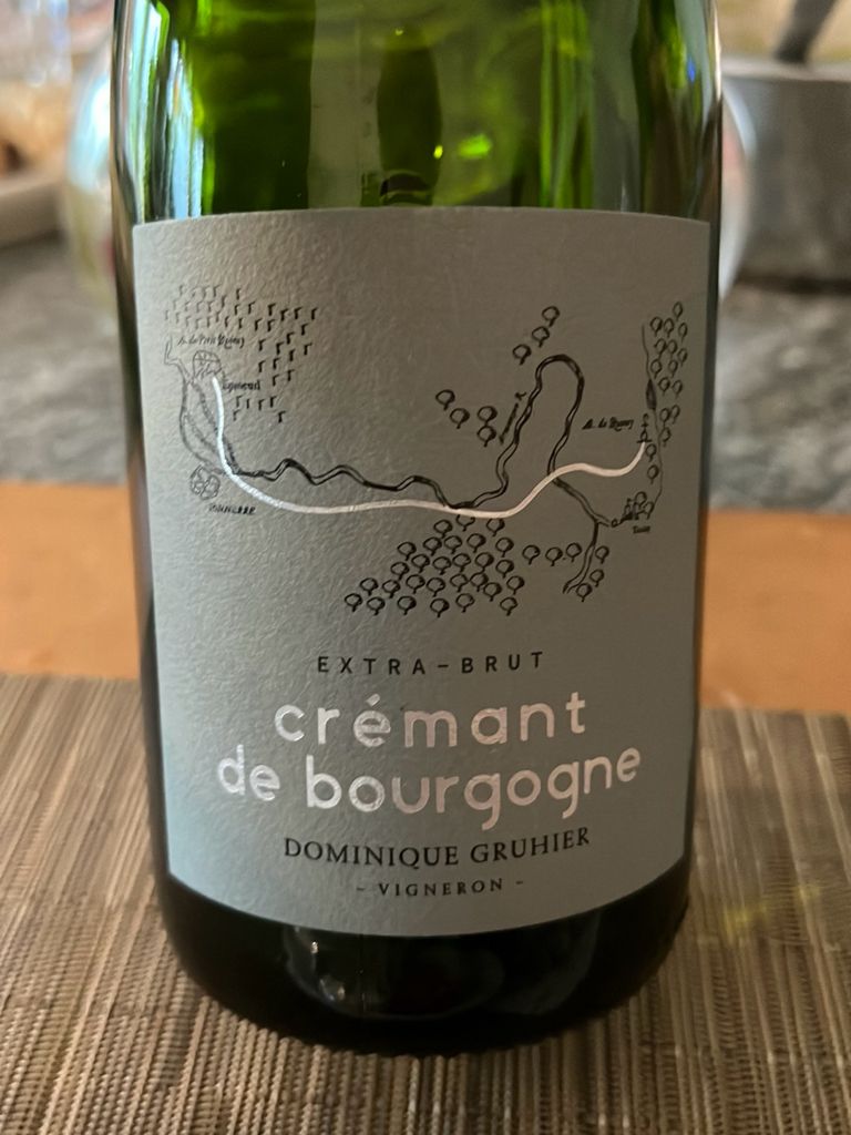 NV Dominique Gruhier Crémant de Bourgogne Extra Brut, France, Burgundy ...