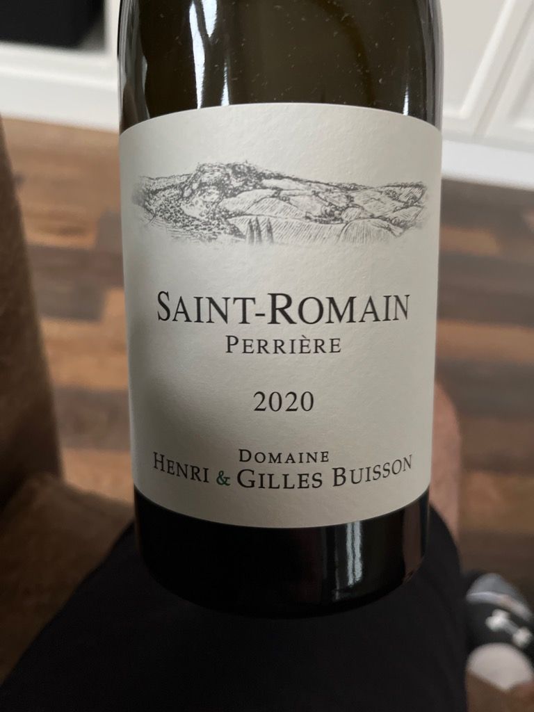2021 Henri et Gilles Buisson Saint-Romain Perrière, France, Burgundy, Côte de Beaune, Saint ...