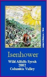2001 Isenhower Cellars Syrah Wild Alfalfa, USA, Washington, Columbia ...