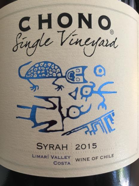 2018 Chono Syrah Single Vineyard, Chile, Limarí Valley - CellarTracker
