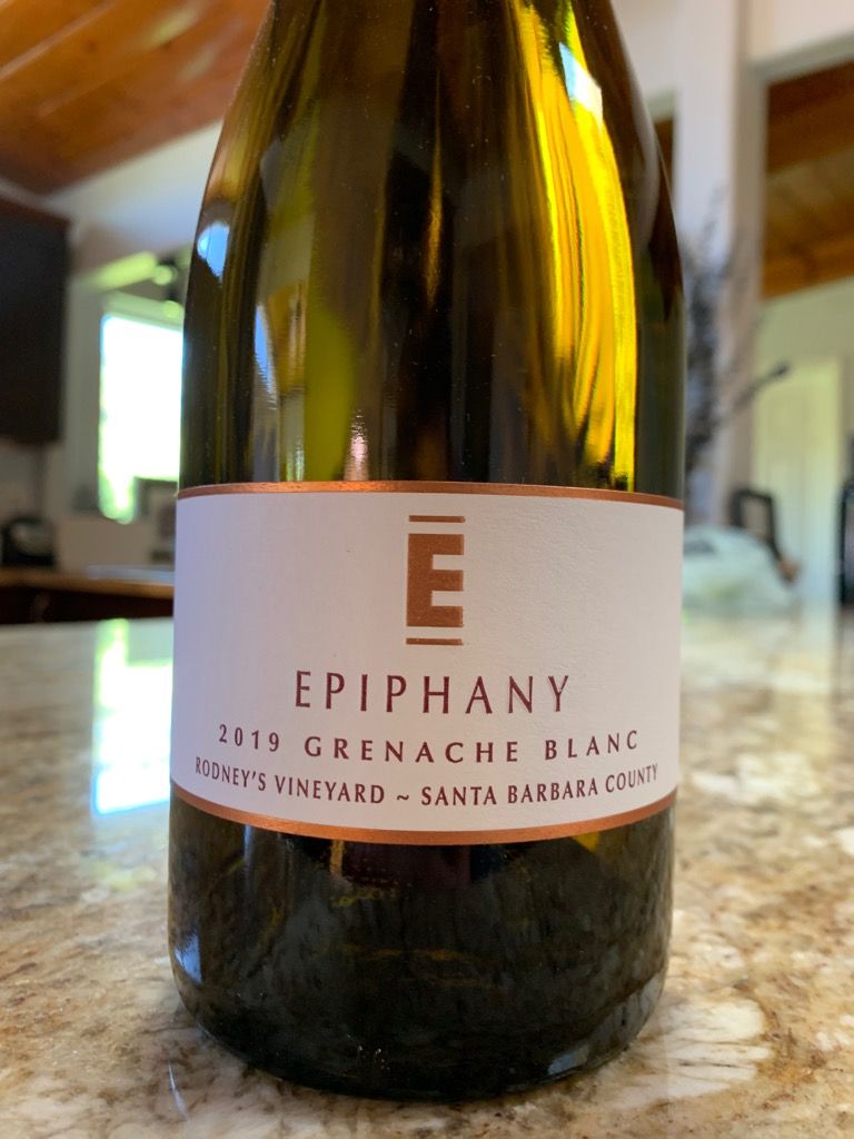 2019 Epiphany Grenache Blanc Rodney's Vineyard, USA, California ...