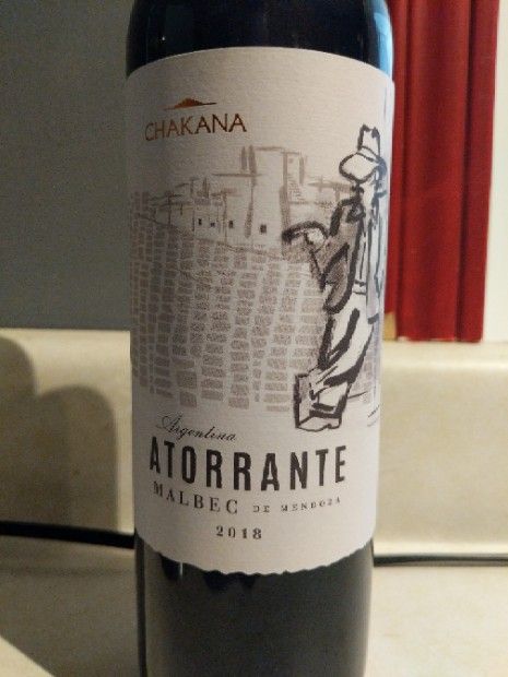 2018 Chakana Malbec Atorrante, Argentina, Mendoza, Lujan de Cuyo ...