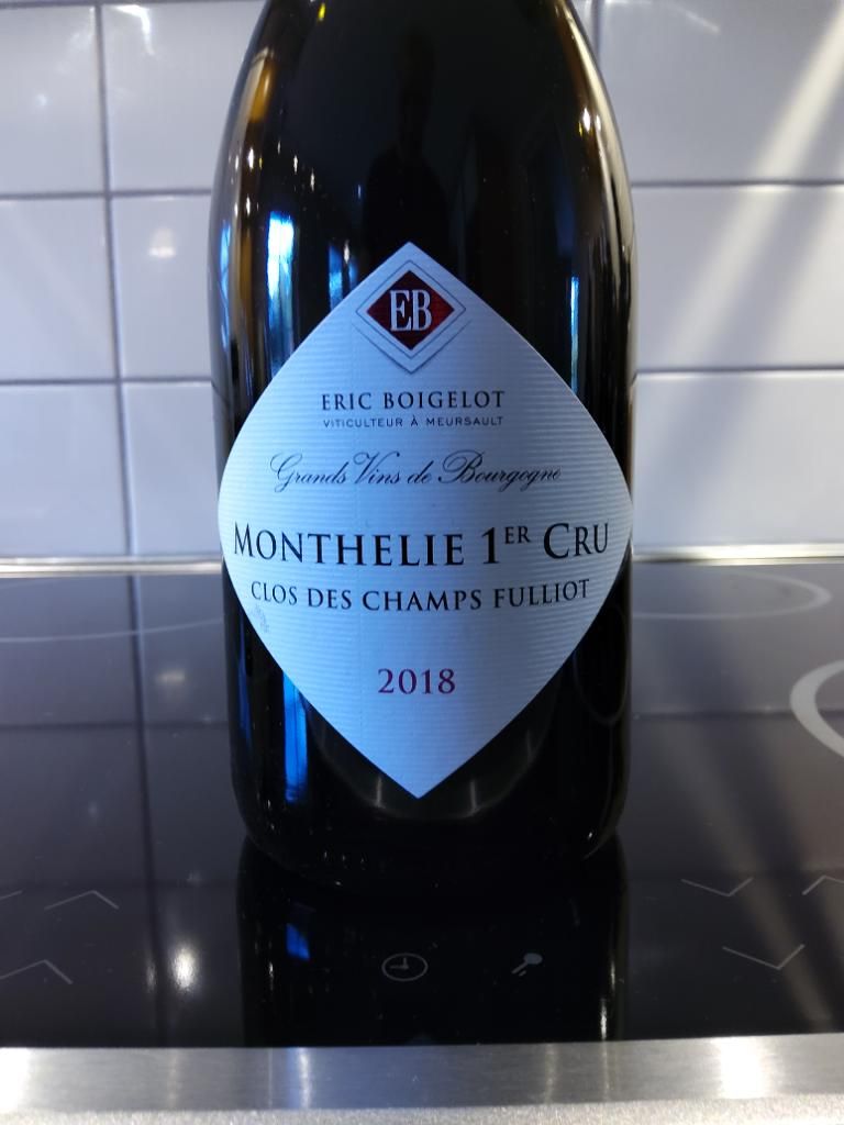1990 Eric Boigelot Monthélie 1er Cru Clos des Champs Fulliots, France ...