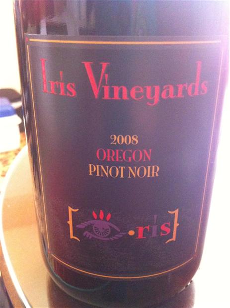 2008 Iris Vineyards Pinot Noir, USA, Oregon - CellarTracker