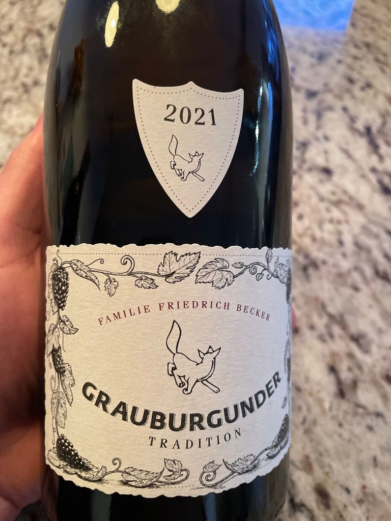 2021 Friedrich Becker Grauburgunder Tradition, Germany, Pfalz ...