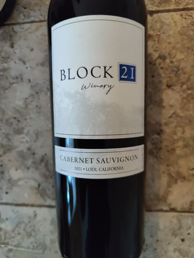2021 Block 21 Winery XXI, USA, California, Central Valley, Lodi ...