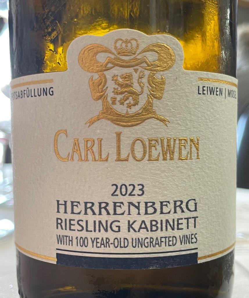 2023 Carl Loewen Longuicher Maximin Herrenberg Riesling Kabinett ...