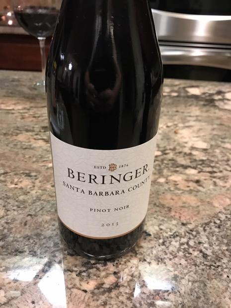 2013 Beringer Vineyards Pinot Noir Santa Barbara County, USA ...