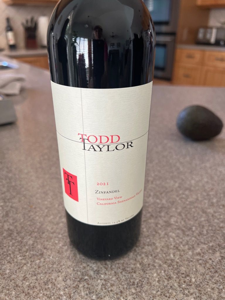 2021 Todd Taylor Zinfandel Vineyard View, USA, California, Sierra ...