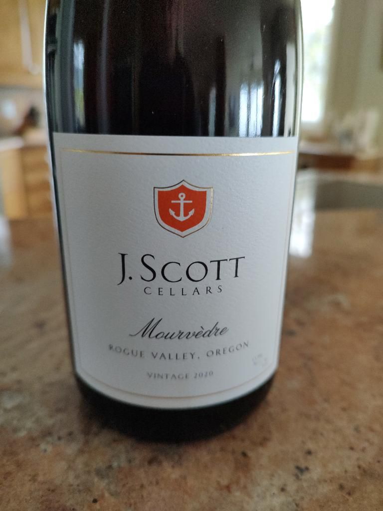 2020 J. Scott Cellars Mourvèdre, USA, Oregon, Southern Oregon, Rogue ...