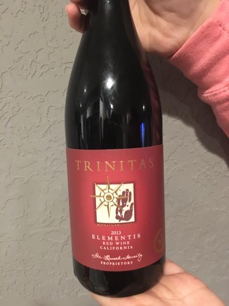 NV Trinitas Elementis, USA, California - CellarTracker