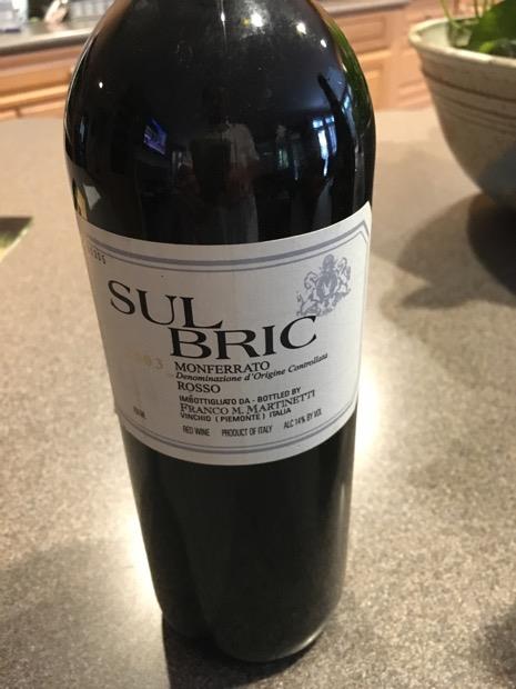 2013 Franco M. Martinetti Monferrato Sul Bric, Italy, Piedmont ...